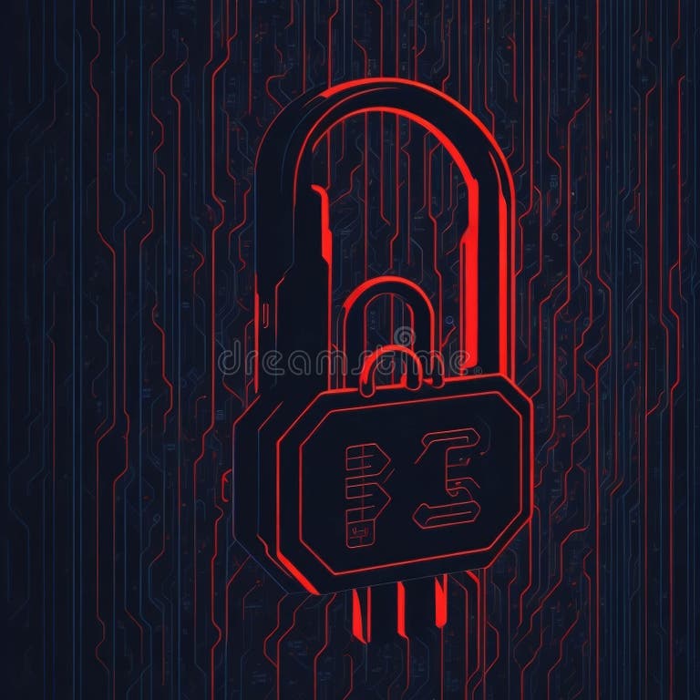 Internet Security Concept, Technology Vulnerable Passwords, Hacking Code, Computer and Smart ...