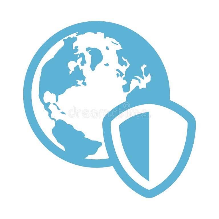 Internet Security Concept. Vector Illustration Decorative Design Stock ...