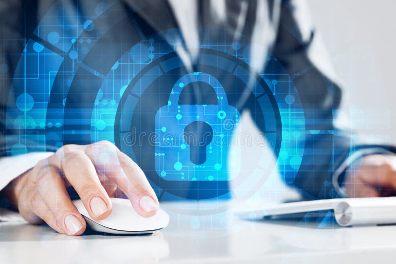 Internet Security Concept with Woman Typing Password on Keyboard Stock ...