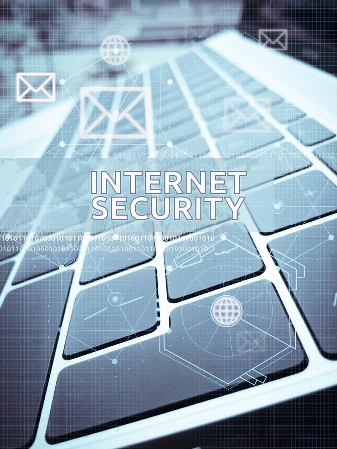 INTERNET SECURITY, Digital Business and Technology Concept Stock Photo ...