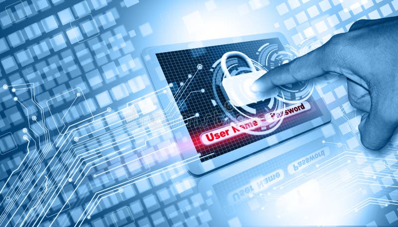 Internet security stock illustration. Illustration of access - 51700428