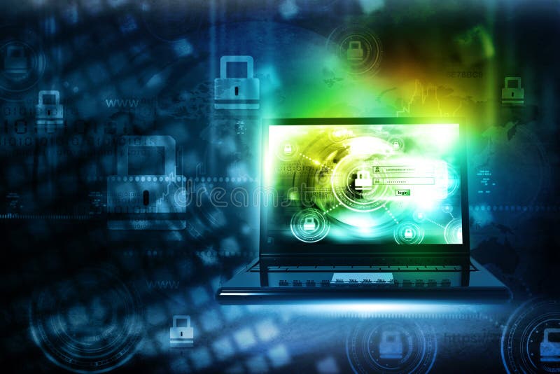 Internet security stock photo. Image of display, computer - 56224268