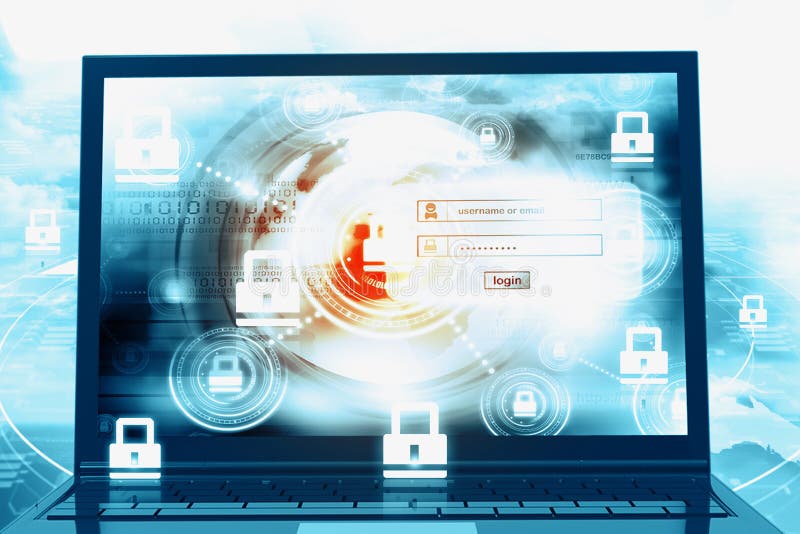 Internet security stock illustration. Illustration of internet - 56224147