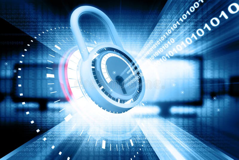 Internet security stock illustration. Illustration of padlock - 78102891