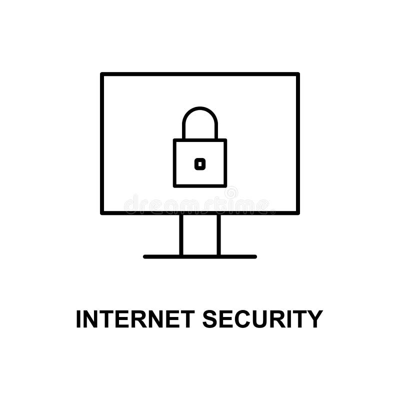 Internet Security Icon. Element of Technologies Icon with Name for ...