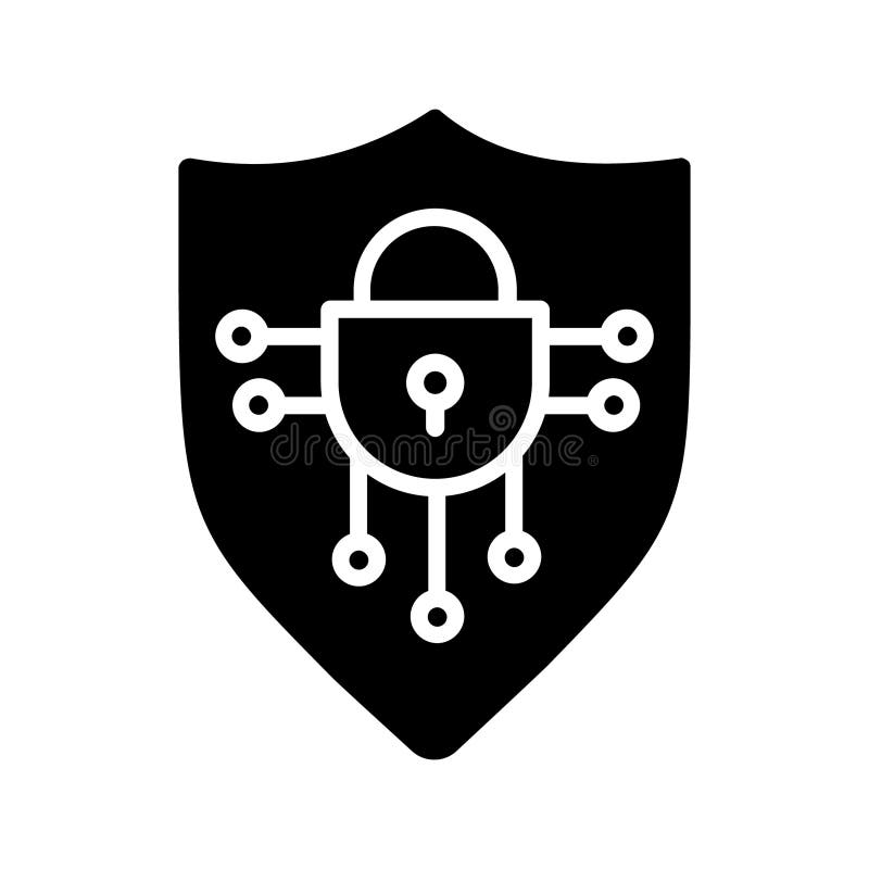 Internet Security Icon Vector. Antivirus Illustration Sign. Protection ...