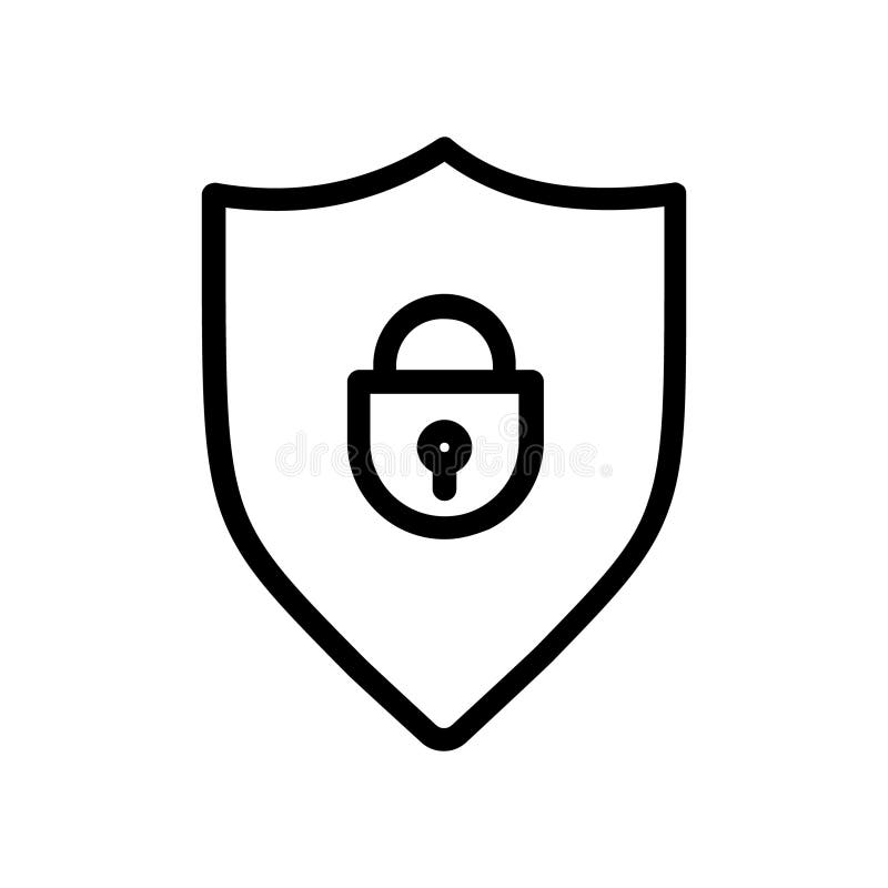 Internet Security Icon Vector. Antivirus Illustration Sign. Protection ...
