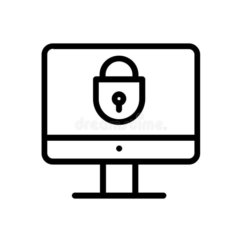 Internet Security Icon Vector. Antivirus Illustration Sign. Protection Symbol or Logo Stock ...