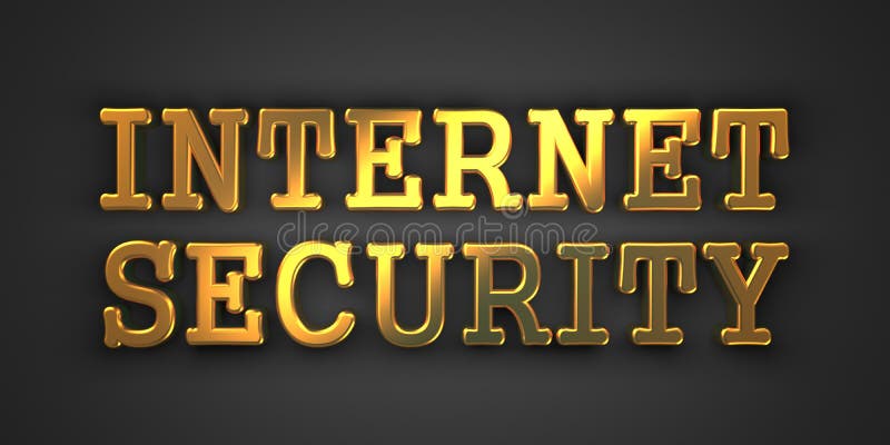 Internet Security. Information Concept. Stock Illustration ...