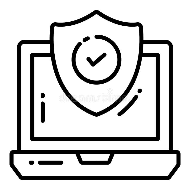 Internet Security, Protection and Security Vector Icons Set Cyber ...