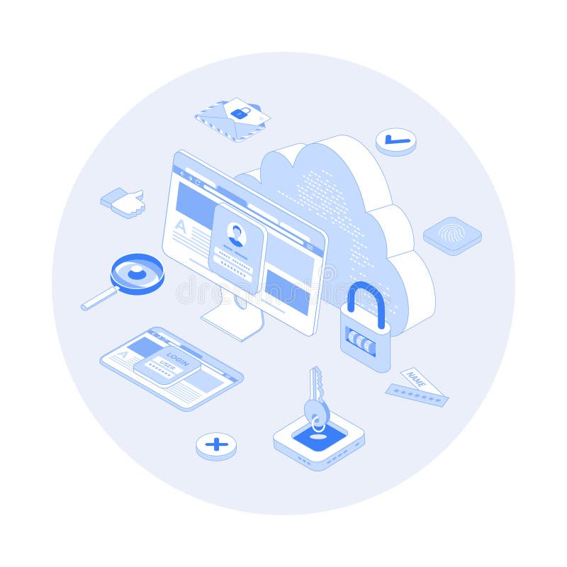 Internet Security. Safety and Confidential Data Protection. Data ...