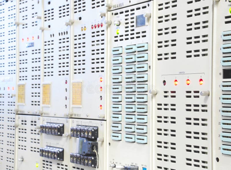 Communication racks II stock image. Image of redundant - 20197357