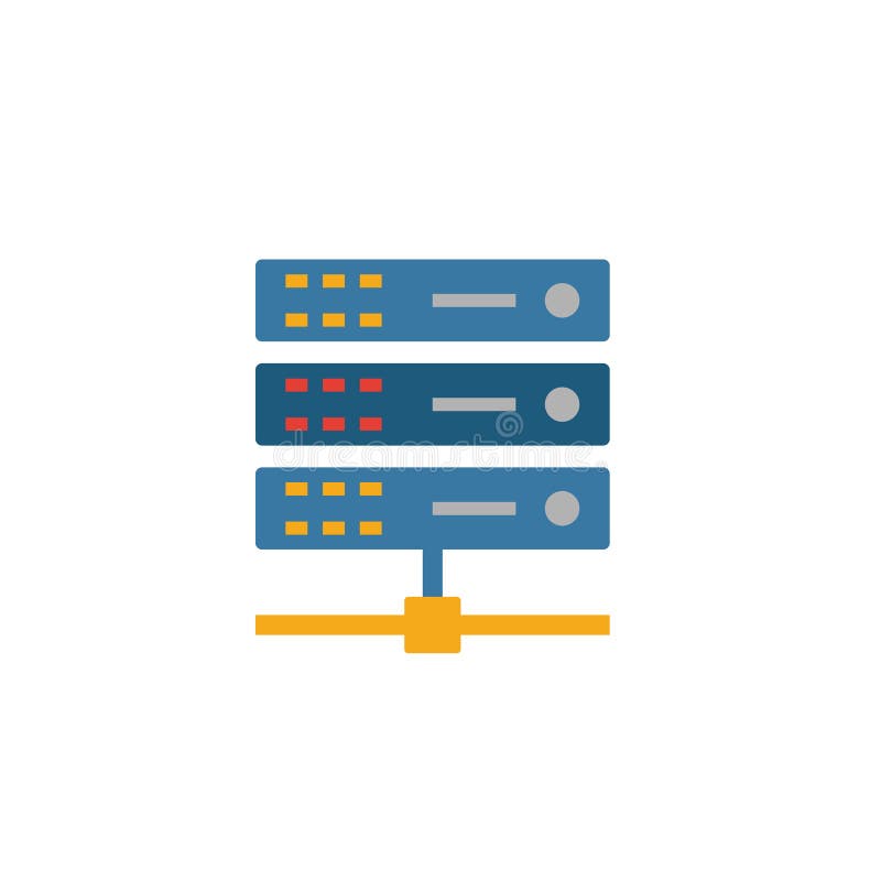 Internet Server Icon. Simple Element from Icons Collection Stock ...