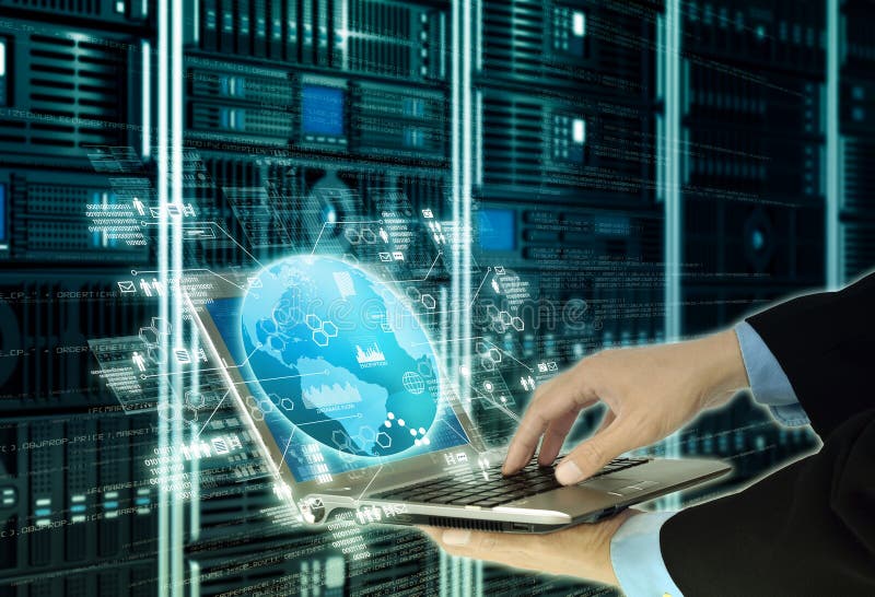 Internet Server Programming Technology Concept Stock Image - Image of ...