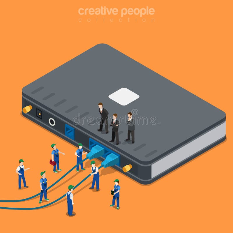 Local network stock illustration. Illustration of power - 4807722