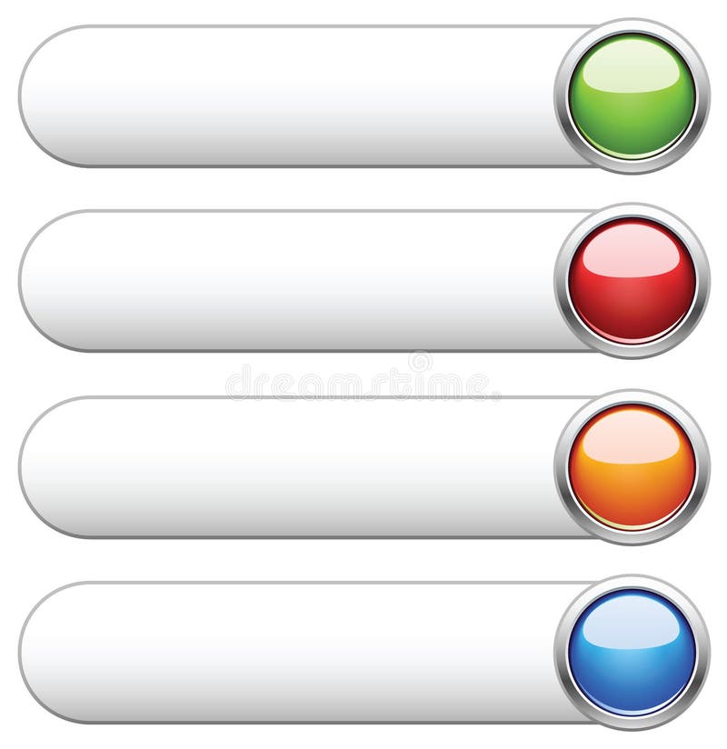 Internet Shiny Buttons. Vector Illustration. Stock Vector ...
