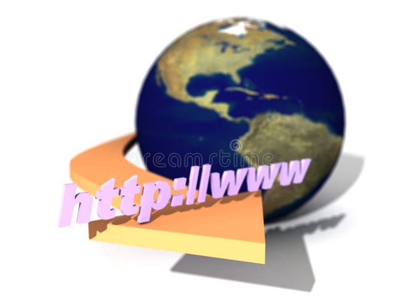 Internet Sign stock illustration. Illustration of glass - 1222552