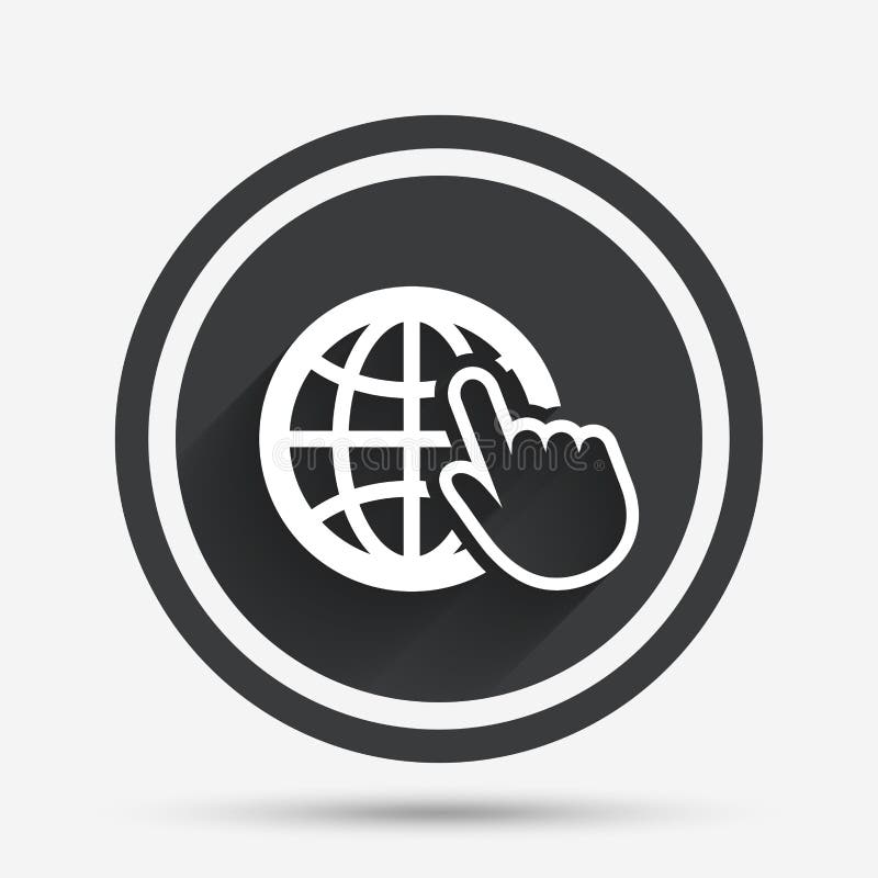 Internet Sign Icon. World Wide Web Symbol Stock Vector - Illustration ...