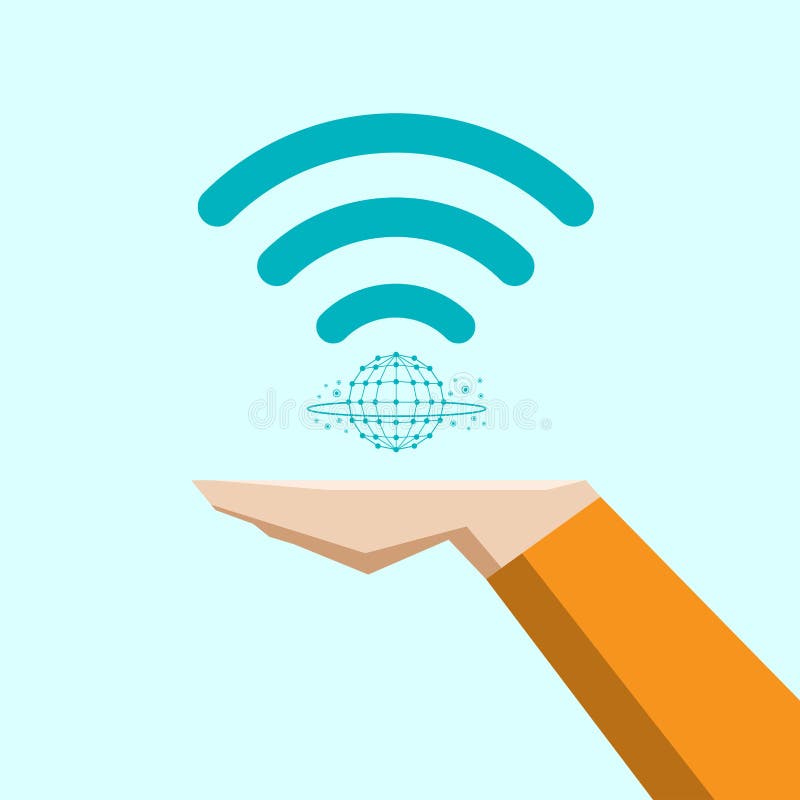 Wireless Sign, Internet Signal Online Symbol Global Digital ...
