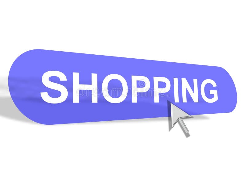 Internet Site Access Shopping Link Stock Illustration - Illustration of ...