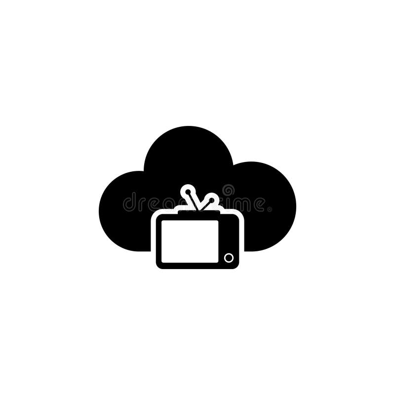 Internet Smart Television, Online HD TV Flat Vector Icon Stock Vector ...