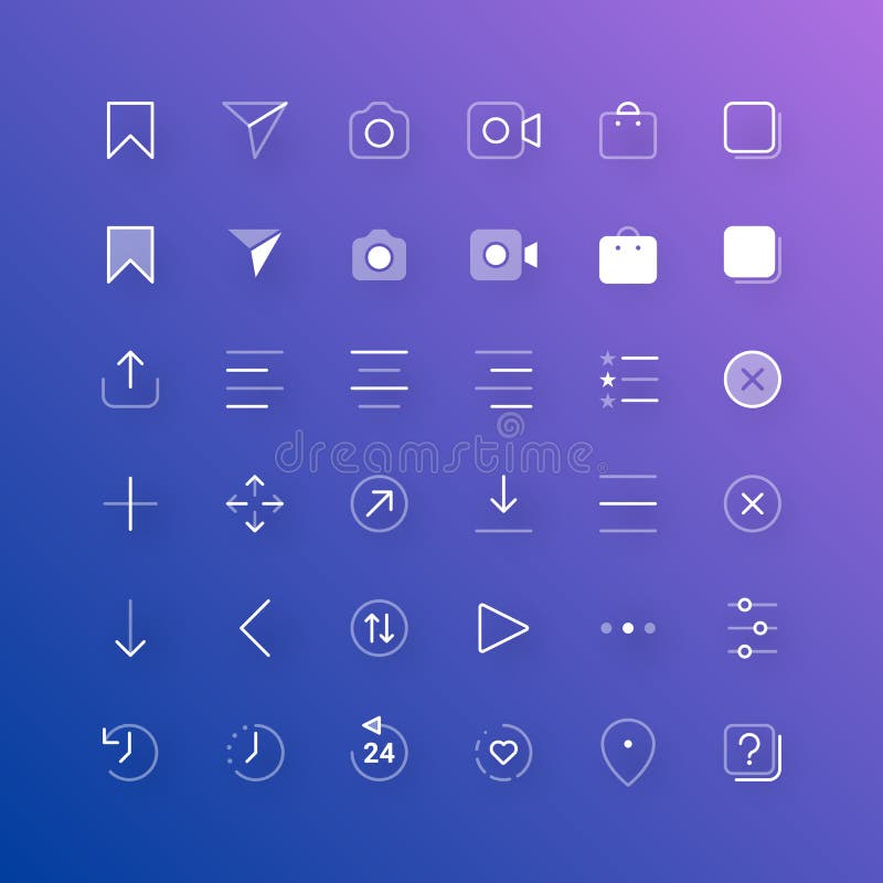 Internet Social Media Icons Stock Vector - Illustration of smile ...