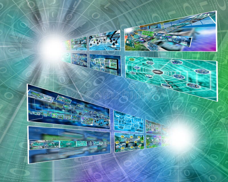 Internet space stock illustration. Illustration of globalization - 54612183