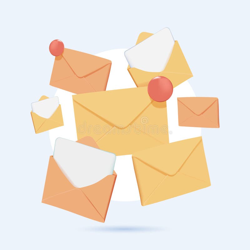 Internet Spam, Mail, Email, Dialogue Bubble. Creative Concept ...