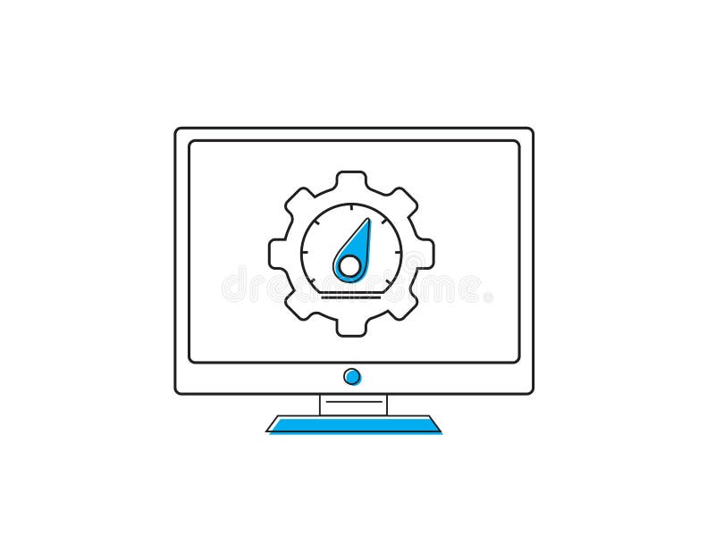 Desktop Computer Drawing Stock Illustrations – 12,631 Desktop Computer ...