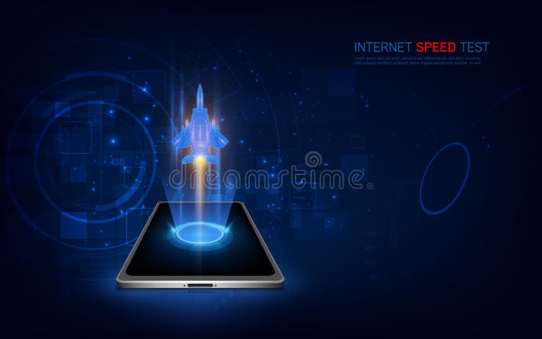 Internet Speed Test Template Stock Illustrations – 654 Internet Speed ...