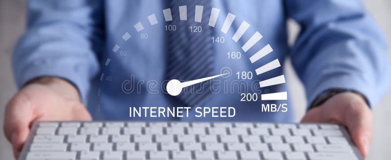 Internet Speedometer. Speed. Technology. Network Stock Image - Image of ...