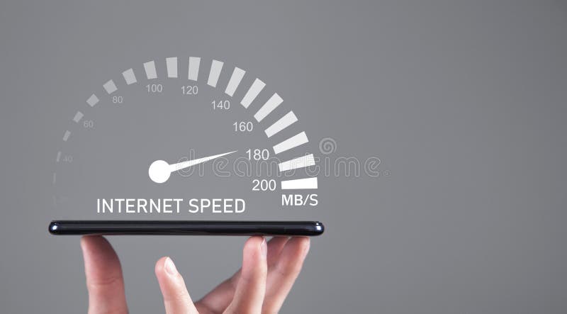 Internet Speedometer. Speed. Technology. Network Stock Image - Image of ...