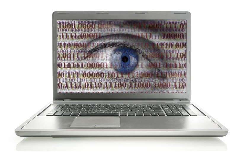 Verdeckter Anonymer Hacker Oder Spion Ist, Tuend Ausspionierend Und ...