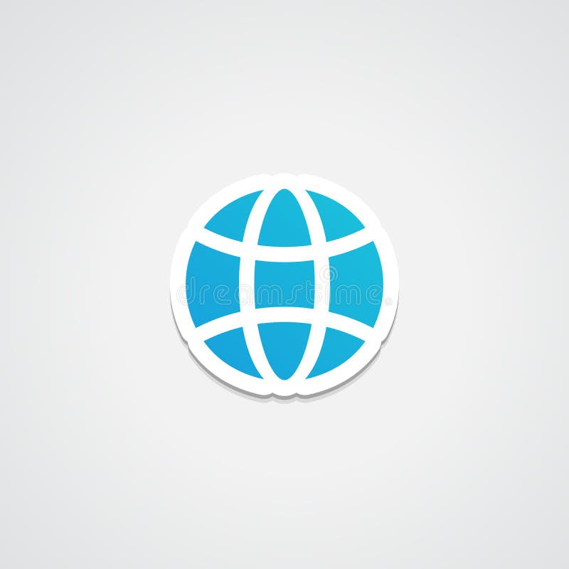 Internet Sticker stock illustration. Illustration of digital - 115820095