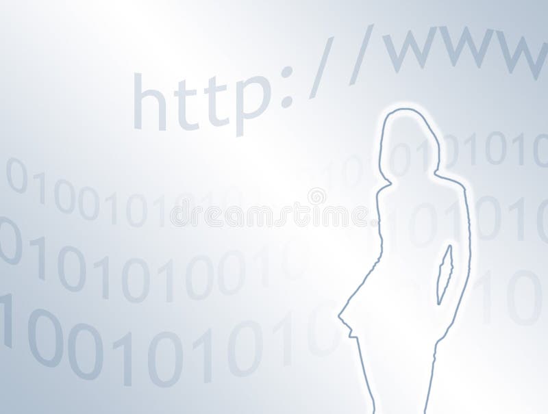 Internet surfer stock illustration. Illustration of mail - 2671557