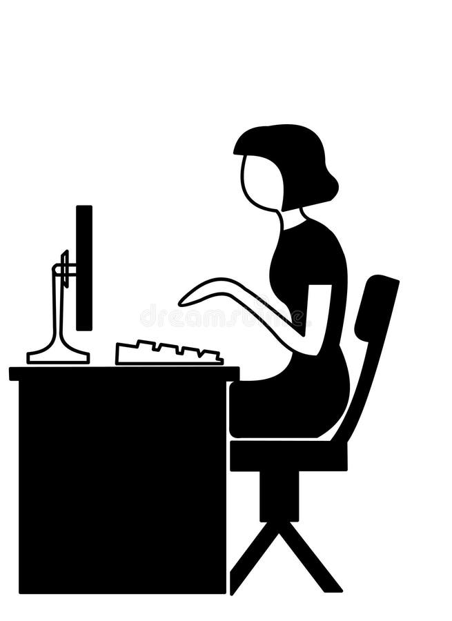 Internet Surfing stock illustration. Illustration of manager - 626672