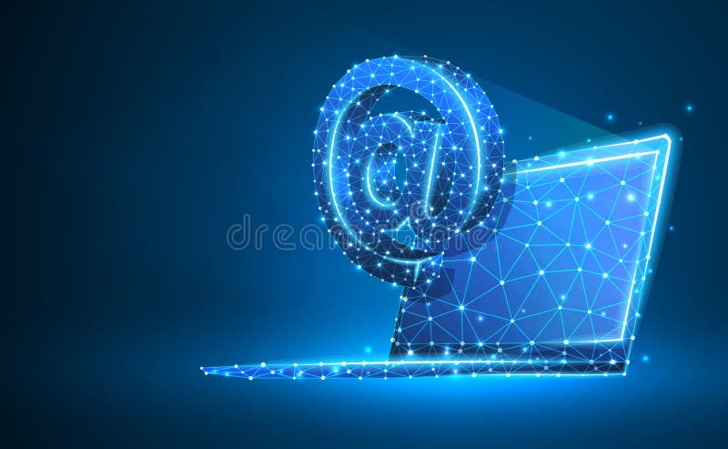 Email connection stock illustration. Illustration of connected - 13158952