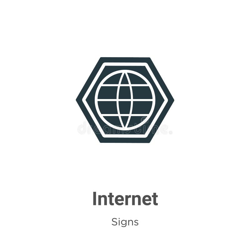 Internet Symbol Icon in Filled, Thin Line, Outline and Stroke Style ...