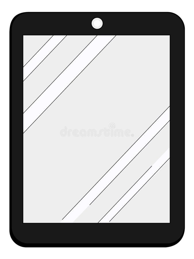 Internet tablet stock illustration. Illustration of display - 61522392