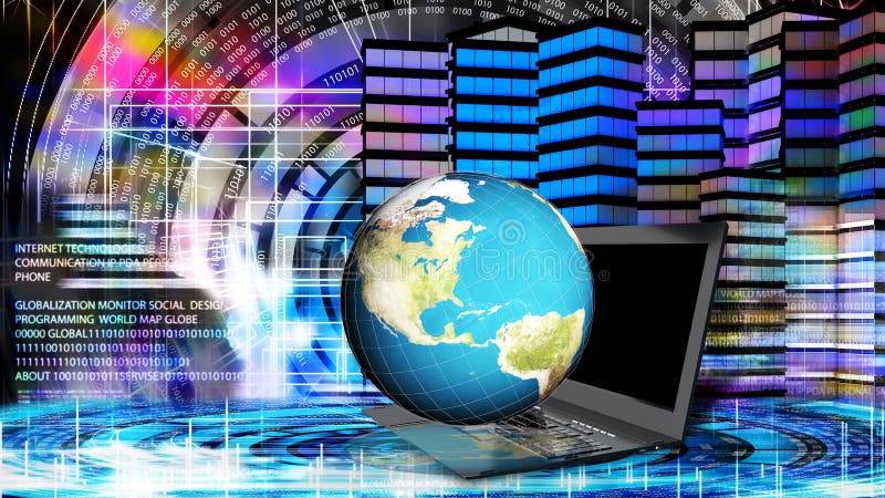 Technologie D'Internet De Connexion De Mondialisation Photo stock ...