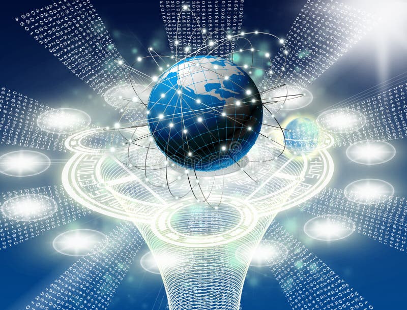 Internet technologies stock illustration. Illustration of icon - 50551497