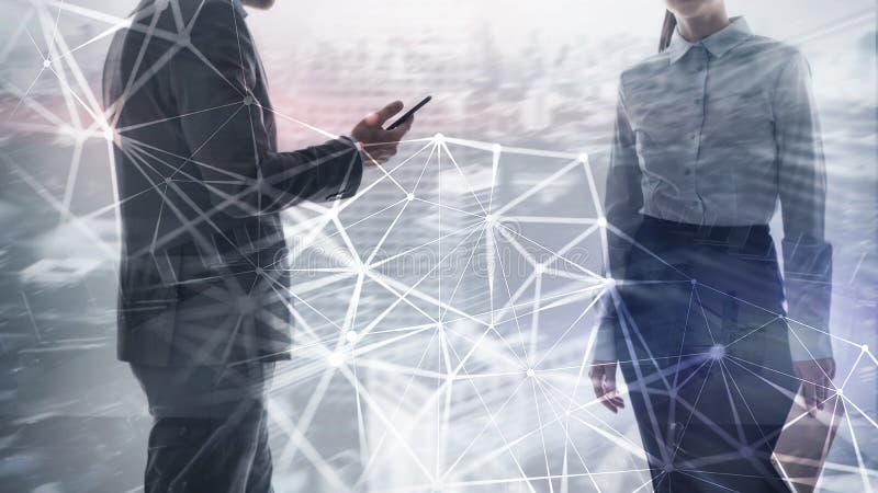 Internet Technology Connection, Network People Connection. Network ...