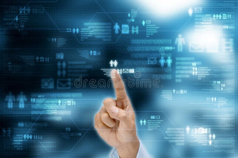 Internet Technology Multimedia Sharing Stock Image - Image of interface ...