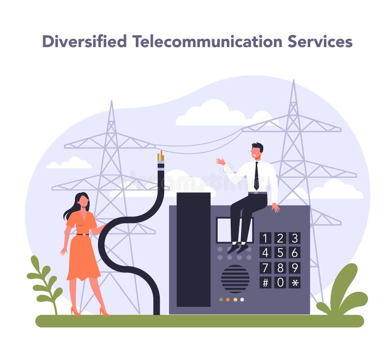 Internet and Telecommunication Concept with World Map on Server Room ...