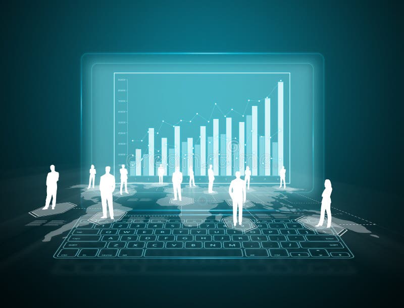 Internet and Telecommunication Stock Photo - Image of global, computing ...