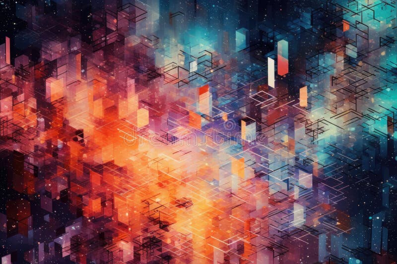 Internet Textures and Backgrounds. Generative AI Stock Illustration ...