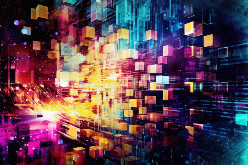 Internet Textures and Backgrounds. Generative AI Stock Illustration ...