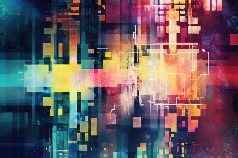 Internet Textures and Backgrounds. Generative AI Stock Illustration ...