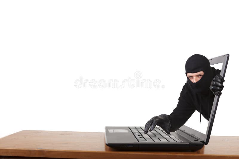 Internet Theft stock image. Image of modern, crime, adult - 26282841