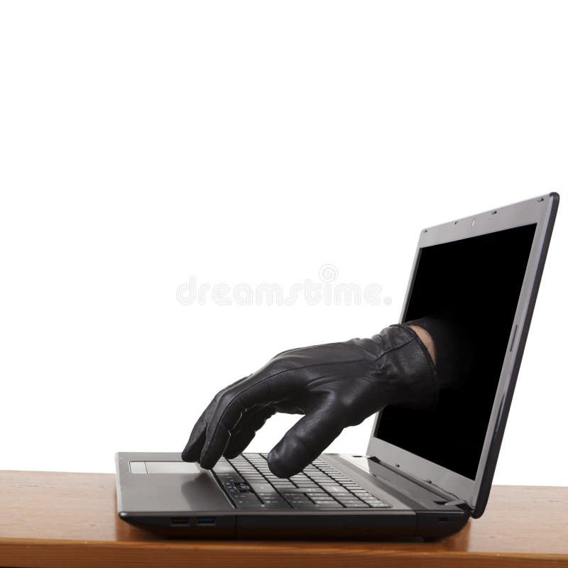 Internet Theft stock image. Image of modern, crime, adult - 26282841